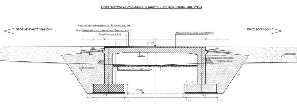 ΟΡΙΣΤΙΚΗ ΣΤΑΤΙΚΗ ΜΕΛΕΤΗ ΓΕΦΥΡΑΣ ΣΤΗΝ ΕΠΑΡΧΙΑΚΗ ΟΔΟ ΑΓ. ΠΑΝΤΕΛΕΗΜΟΝΑ ...